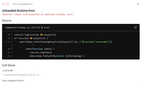 Spotifyapiarefollowingplaylist Returning Typeerror Cannot Read Properties Of Undefined