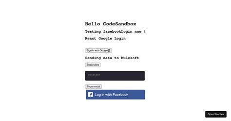 Testing Forked Codesandbox