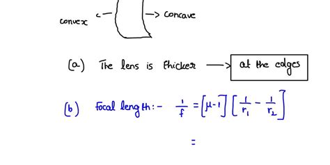 Solved The Side Of A Thin Lens That Faces The Object Is Convex And Has