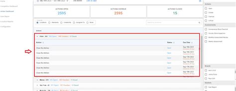 The Actions Dashboard Audit App