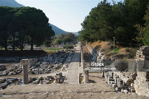 Exterior Architecture And Ruins Design At Ephesus Archaeological Museum