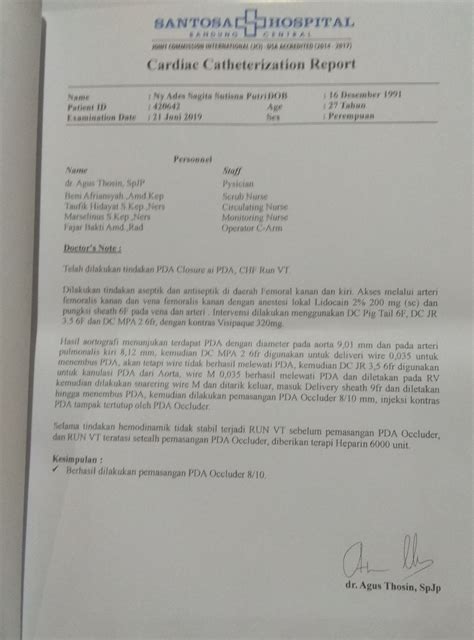 Patent Ductus Arteriosus Pda