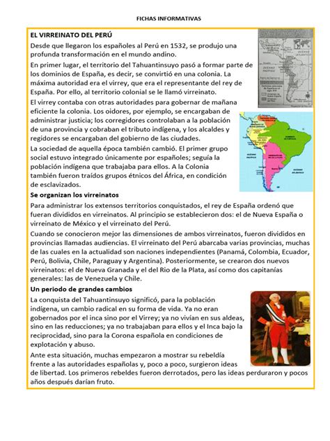 E4 A3 S8 Psanexo Virreinato Pdf Perú Colonización Europea De