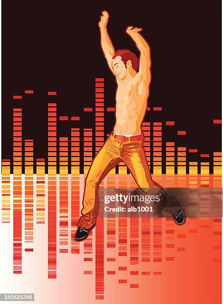 Jumping Students White Background High Res Illustrations Getty Images