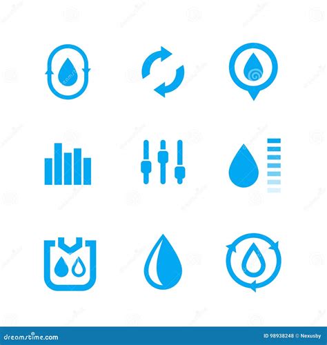 Humidity Water Icon Vector Temperature Dry Air Humidity Icon Symbol 197792375