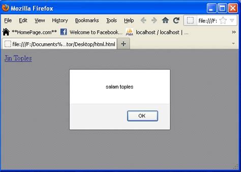 Menggunakan Penanganan Event Pada Javascript Jin Toples Programming