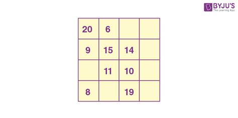 Practice Magic Squares Questions