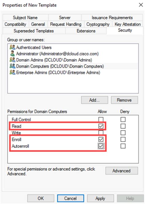 Configuring Certificate Templates With Active Directory Certificate