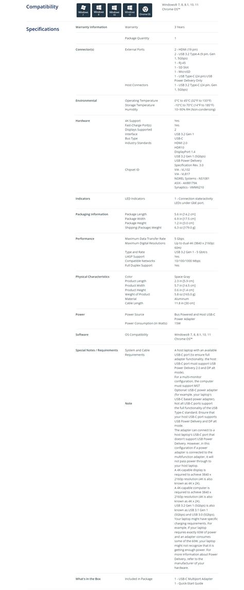 Startech Usb C Alt Mode Multiport Travel Dock W Pd Laptops Notebooks Scorptec Computers