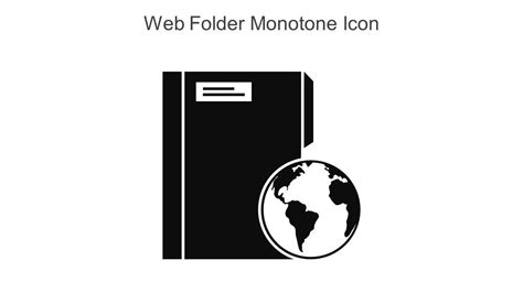 Web Folder Monotone Icon In Powerpoint Pptx Png And Editable Eps Format PPT PowerPoint