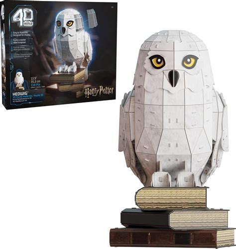 4d Build Harry Potter Hedwig 3d Model Kit Harry Potter Collectibles