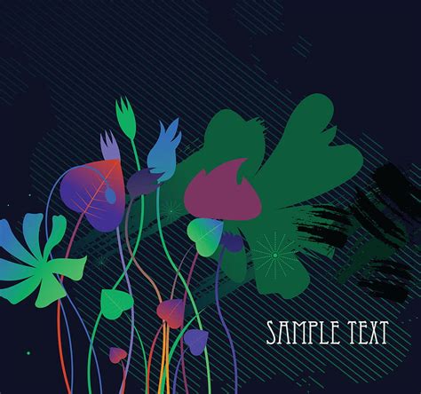 스플래시 벡터와 꽃 Eps Ai Uidownload