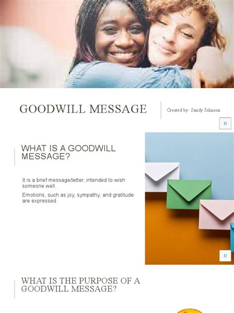 Goodwill Message Pdf Gratitude Psychology