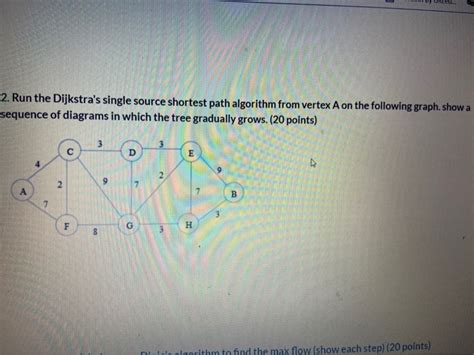 solved run the dijkstra s single source shortest