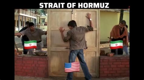 Blocking Whatss Already Blocked Irans Dhamaal Meme Mocking Us Hormuz Blockade Republic
