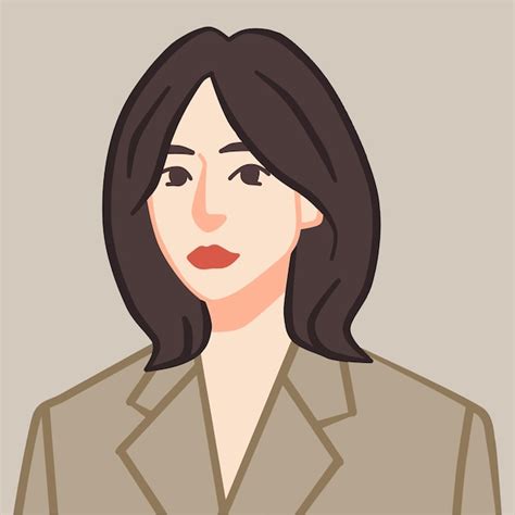 Premium Vector Beautiful Korean Girl Vector Illustration