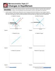 Micro Topic Changes In Equilibrium Pdf Microeconomics Topic Changes In Equilibrium