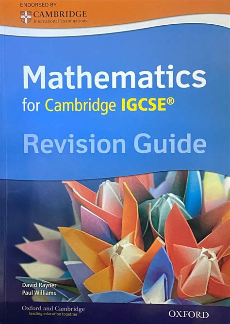 Mathematics Igcse Revision Guide David Rayner Dubai Buy Used Second Hand Books Bookhero