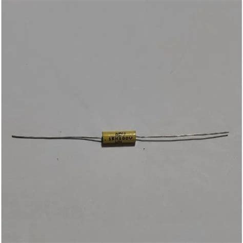 1 Uf Polycarbonate Axial Film Capacitor For Electronics Circuits Surface Mount At Rs 12 Piece