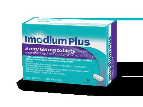 Imodium Plus 2mg 125mg 12 Tablet Alphega Cz