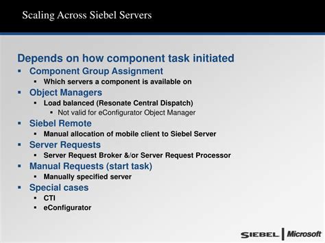 Ppt Siebel 7 Performance And Scalability Inside The Siebel Server Powerpoint Presentation Id