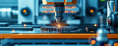Engineering Metrology A Probe From A Coordinate Measurement Machine Taking Measurements From A