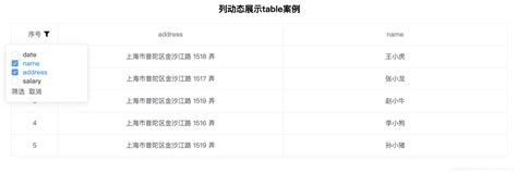 Vueelmentui实现table列筛选动态展示功能vue Element 怎么根据筛选条件动态显示列表字段 Csdn博客