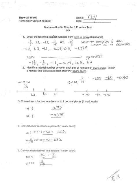 1 Chapter 1 Practice Test Key Pdf