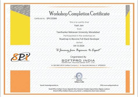 Yash Jain On Linkedin Fullstackdeveloper Workshopcompletion