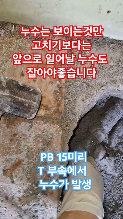 이래서 단골이 좋은거지요 누수 누수탐지전문업체 Youtube