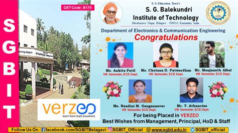 Electronics Engineering Sgbit On Linkedin Placements Electronics Engineering Sgbit On Linkedin Placements