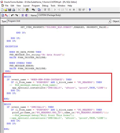 oracle application r12 print custom report using custom pll duh
