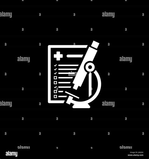 Laboratory Analysis Icon Flat Design Stock Vector Image And Art Alamy