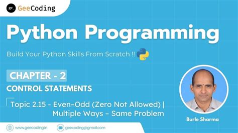 215 Practice Problems Evenodd Excluding Zero Python Programming