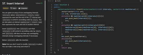 Day24 30daysofcoding Algorithms Mergeintervals Insertion Omkar