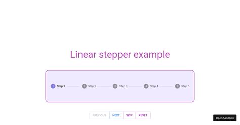 Stepper Js Forked Codesandbox