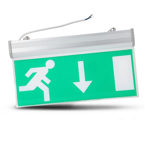 Buy Emergency Exit Light LED Exit Lighting Sign V Safety Evacuation Indicator Commercial