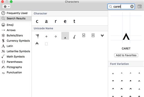 How To Type A Caret Symbol On Mac