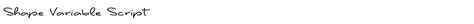 Shape Variable Script Font Webfont And Desktop Myfonts
