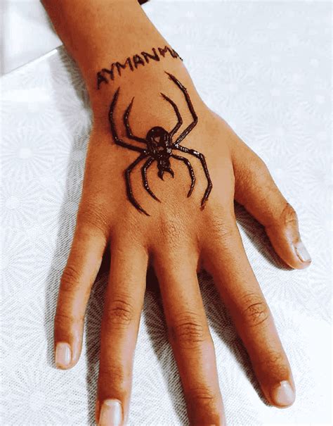 Spider Mehndi Design Images Pictures Ideas