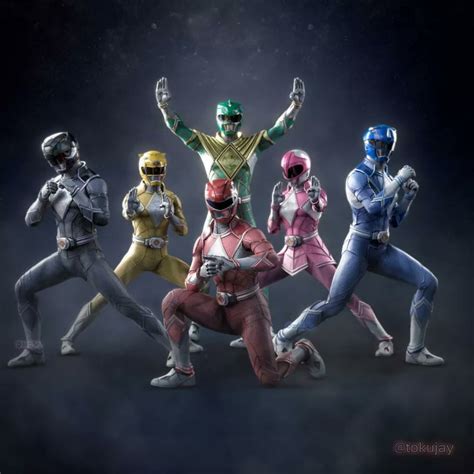 Green Ranger Red Ranger Pink Ranger Yellow Ranger Blue Ranger And