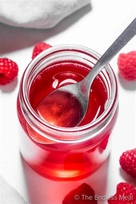 Raspberry Simple Syrup The Endless Meal®