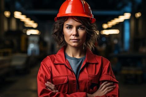 Premium Photo Dedicated Worker Ensuring Workplace Security