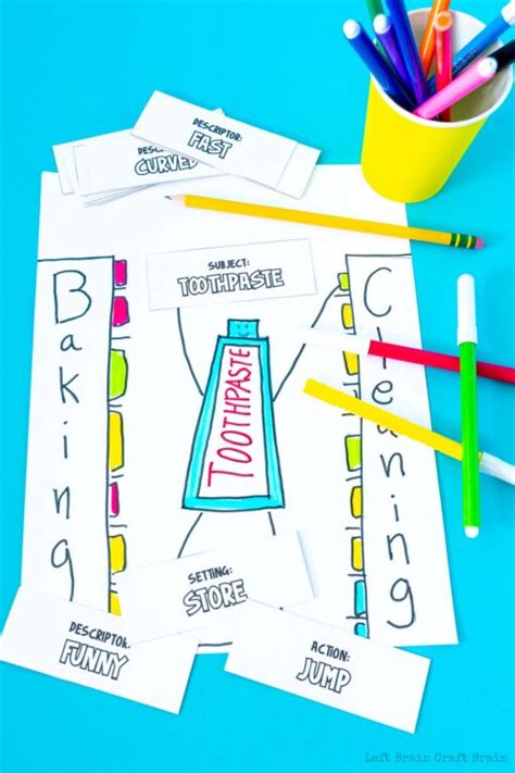 Variable Drawing With Printable Prompts Left Brain Craft Brain
