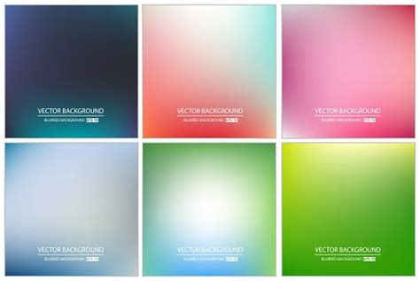 여러 추상 창조적인 개념 벡터 배경 세트를 흐려 웹 및 모바일 응용 프로그램 예술 그림 서식 파일 디자인 비즈니스 Infographic와 소셜 미디어 현대 장식 0명에 대한