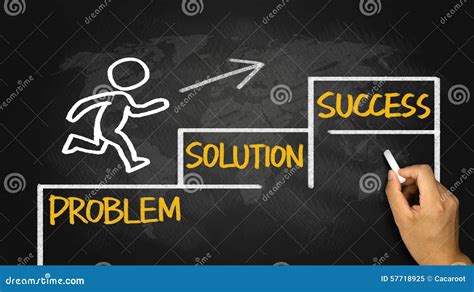 Business Concept Problem Solution Success Stock Image Image Of