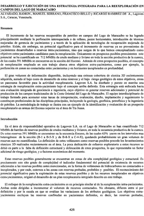 Aapg Datapages Archives Desarrollo Y Ejecución De Una Estrategia Integrada Para La