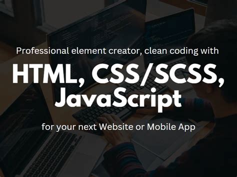 Fantastic Html Javascript And Css Coding For Your Needs From Any Design Upwork