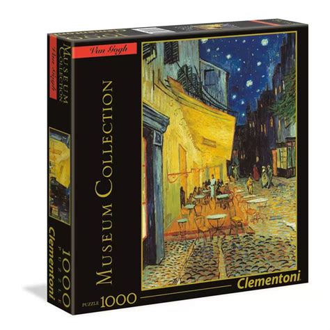 Clementoni Puzzle ფაზლი L ვან გოგის კაფე ღამით 1000 ნაწილიანი Extra Ge
