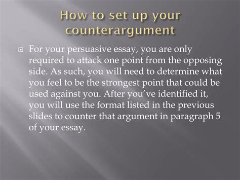 Ppt Counterargument And Refutation Powerpoint Presentation Free Download Id 2254374